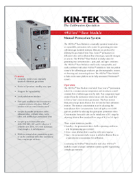 Product Brochures - KIN-TEK Analytical, Inc.