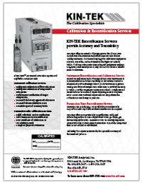 Product Brochures - KIN-TEK Analytical, Inc.