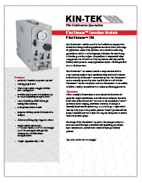 Product Brochures - KIN-TEK Analytical, Inc.